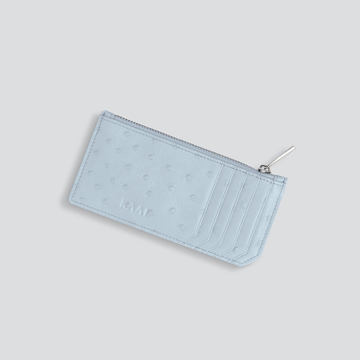 Cardholder - ostrich ice blue – Kaai Bags | North America