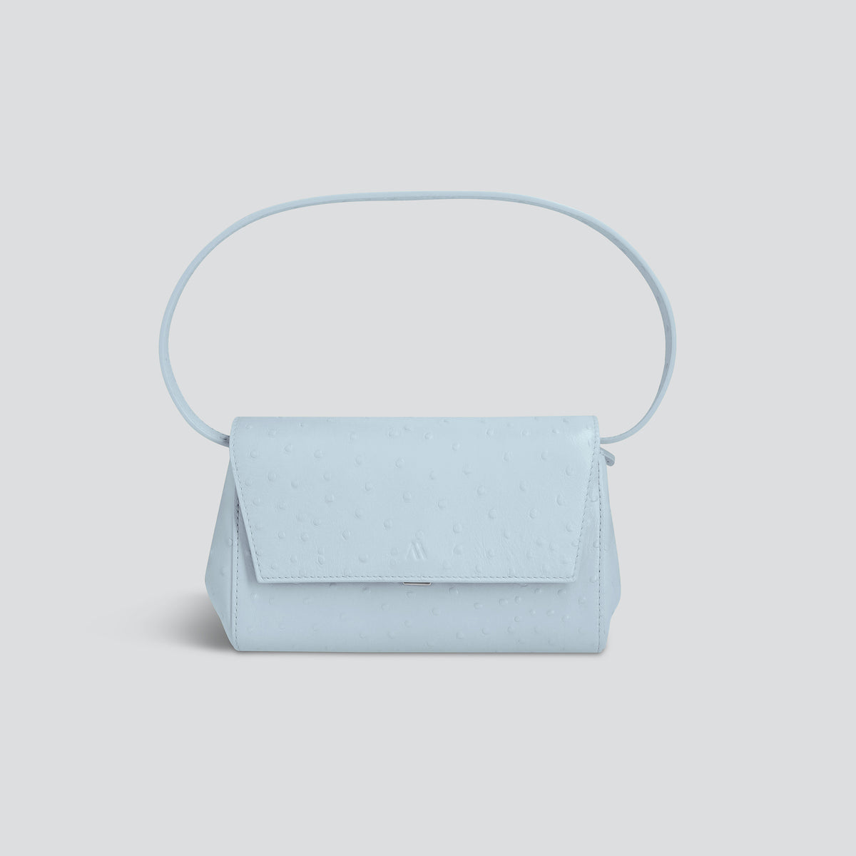 Ikon Clutch - ostrich ice blue – Kaai Bags | North America