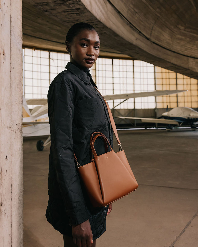 The Mini Pyramid leather handbag – Kaai Bags | North America