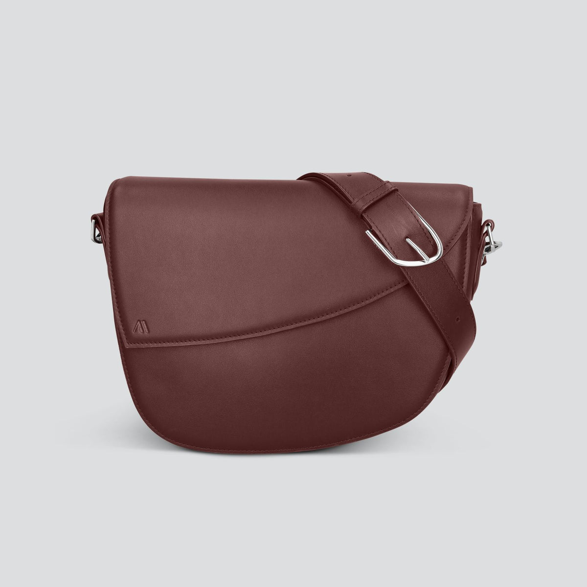 Rebel Saddle Bag - soft touch garnet brown – Kaai Bags | North America